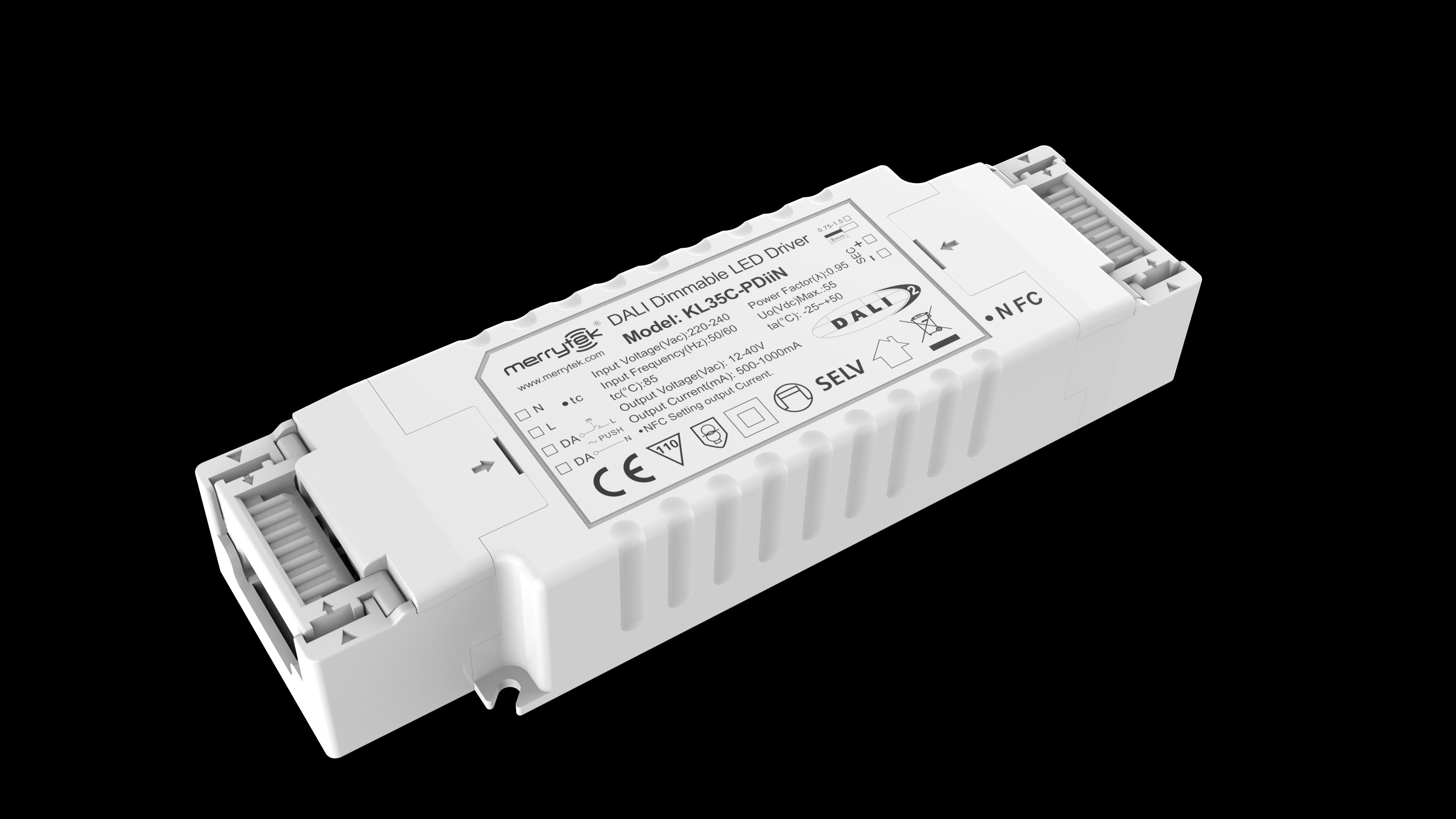 35W DALI2 & PUSH dimming constant current driver NFC programmable led ...